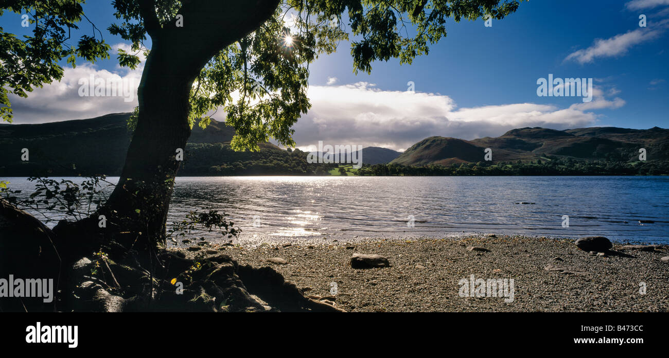 ULLSWATER LOOKING TOWARDS HOWTOWN CUMBRIA Stock Photo - Alamy