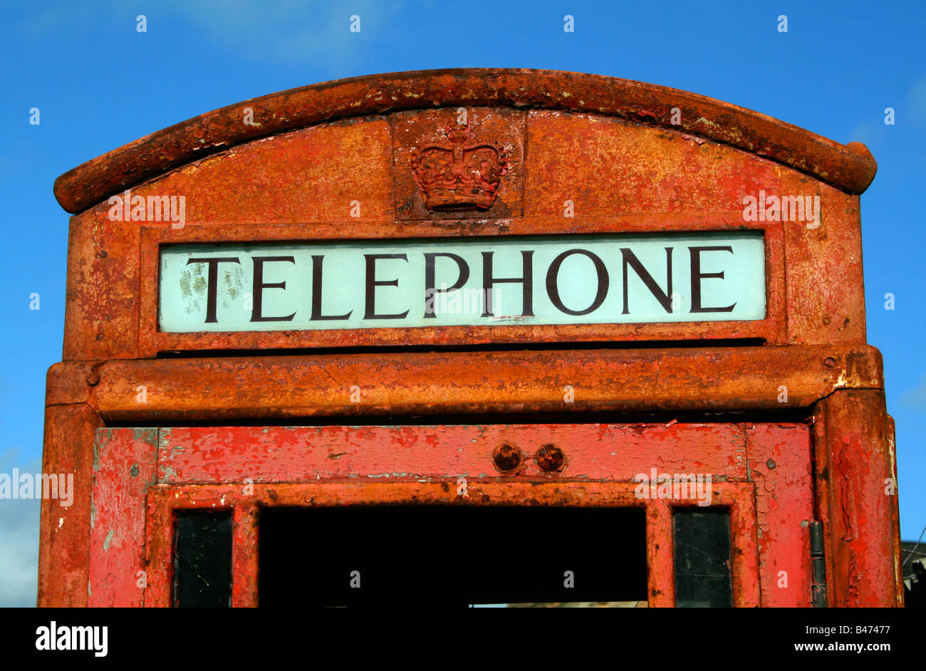 Old telephone box hi-res stock photography and images - Alamy