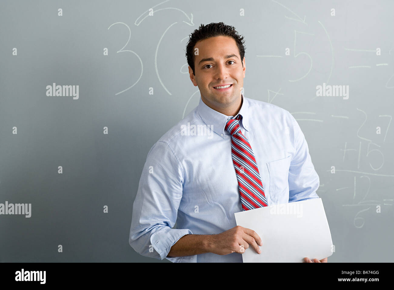 Portrait of a teacher Stock Photo - Alamy