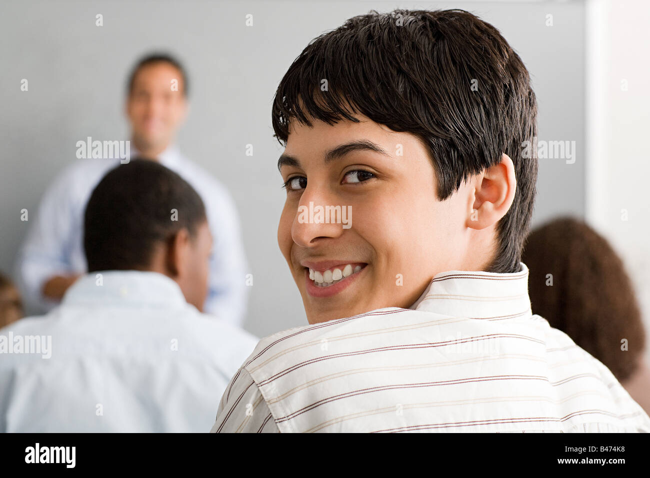 Portrait of a male high school student Stock Photo - Alamy