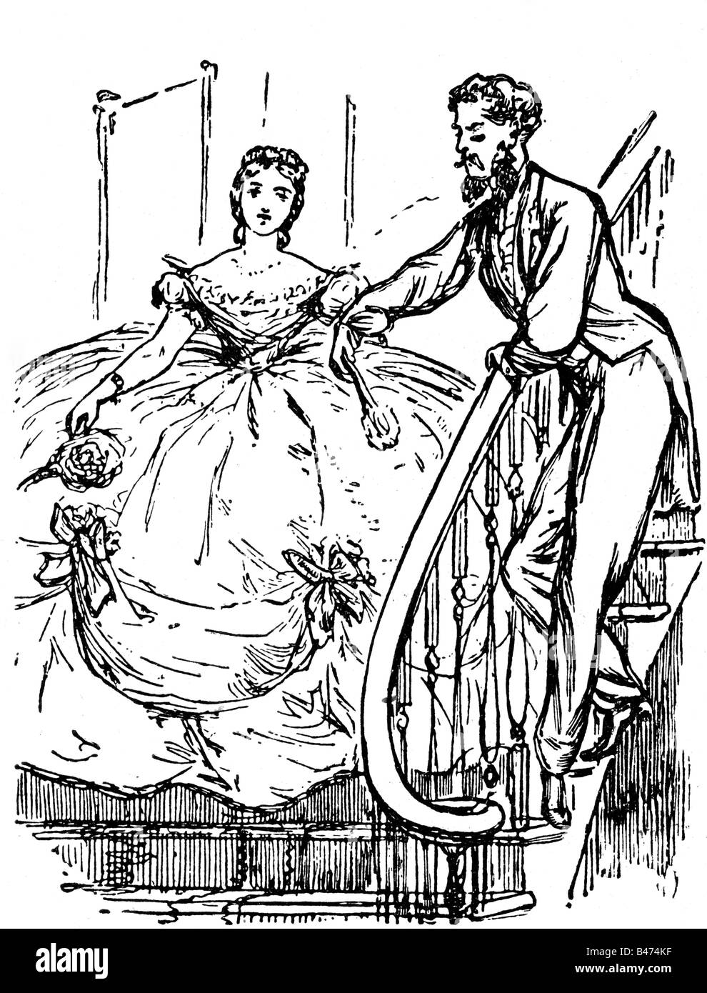 Crinoline 19th century hi-res stock photography and images - Alamy