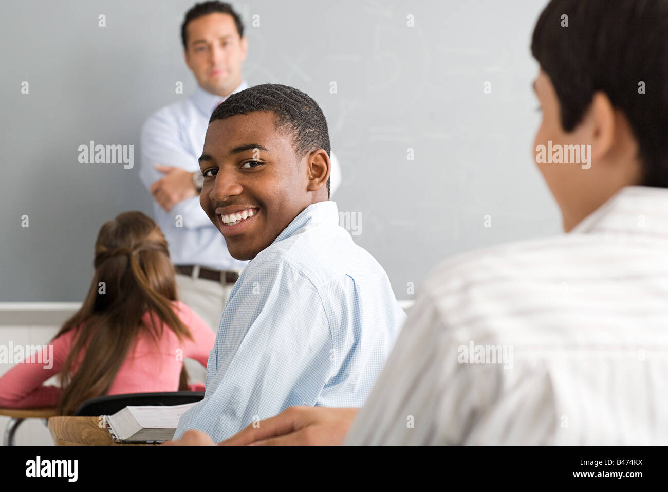 Portrait of a male high school student Stock Photo - Alamy