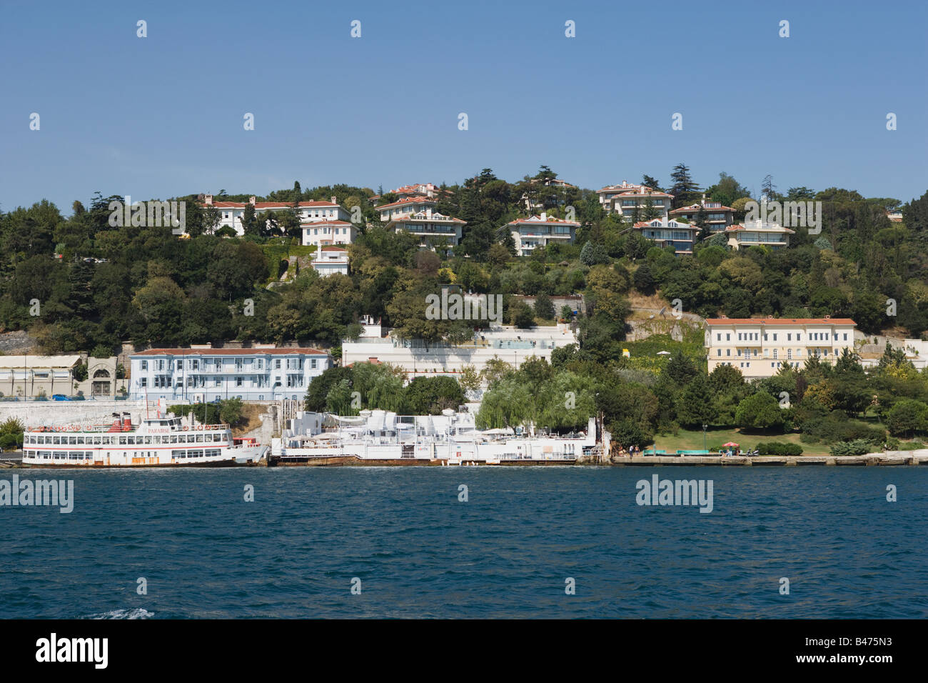 Villas by the bosphorus Stock Photo - Alamy