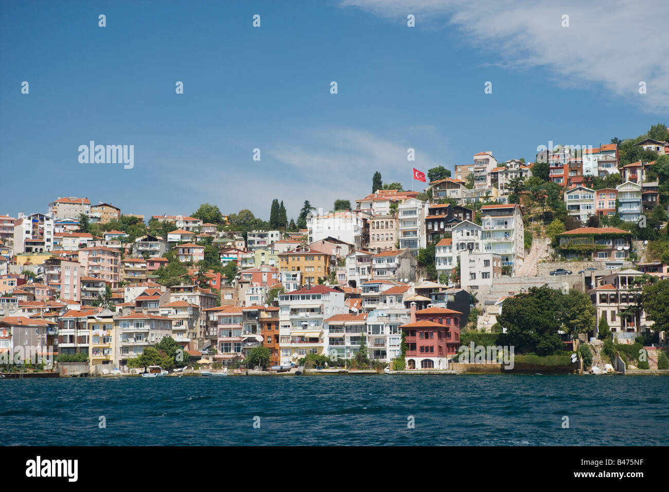Villas by the bosphorus Stock Photo - Alamy