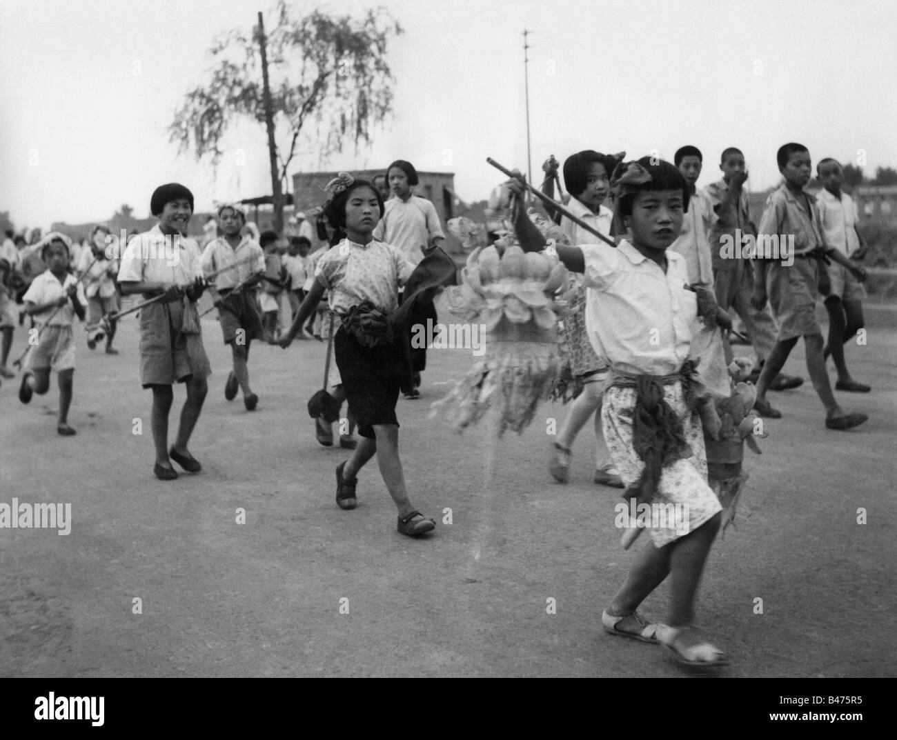 geography / travel, China, people, Chinese children taking part in a ...