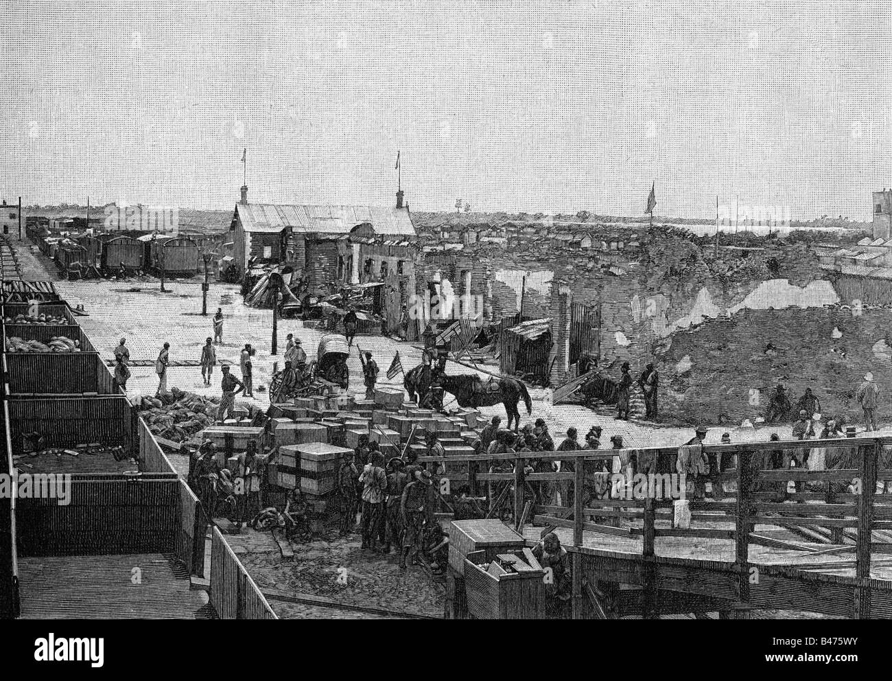 geography / travel, China, politics, Boxer Rebellion, the Tianjin train ...