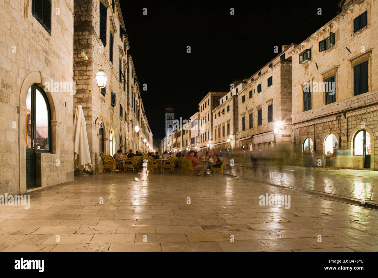 Street in dubrovnik old town Stock Photo - Alamy