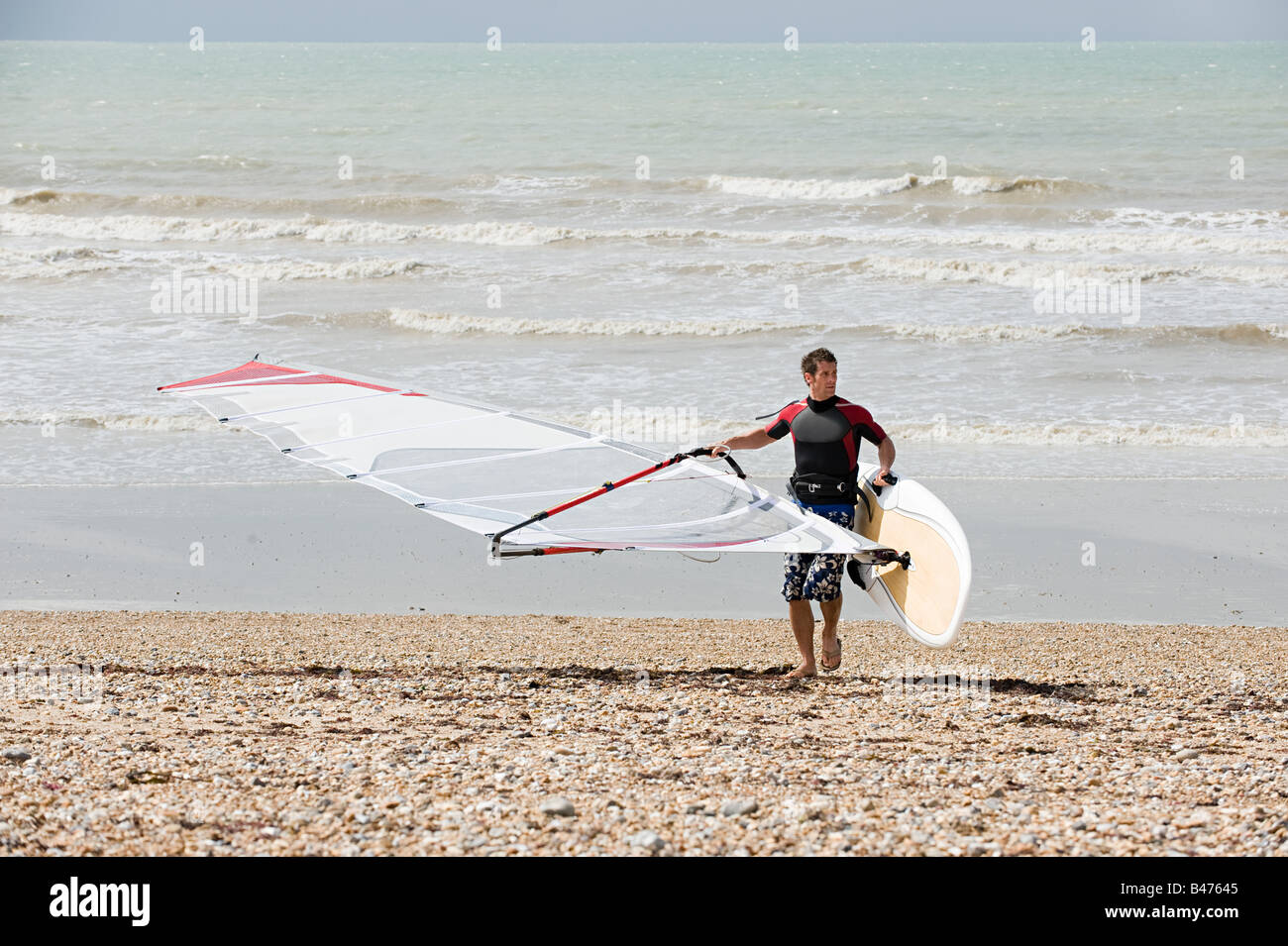 Single person windsurfer hi-res stock photography and images - Alamy