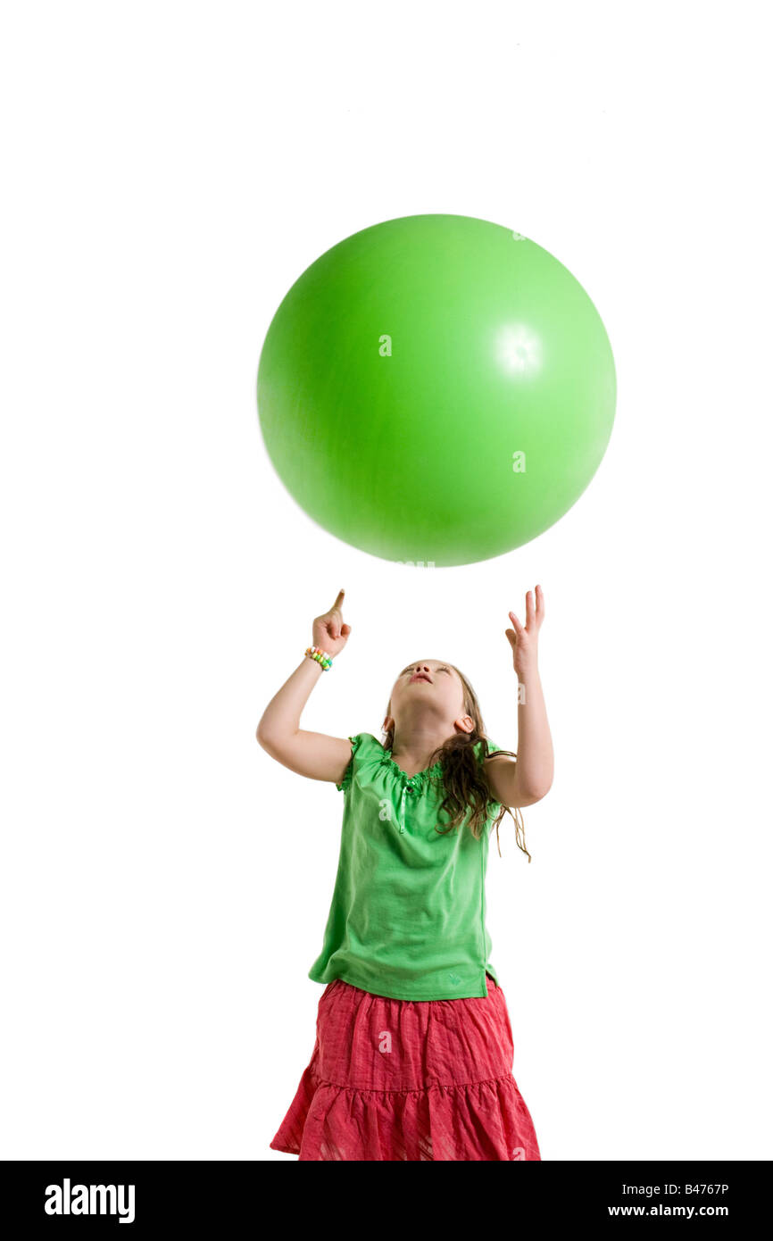 Children throwing ball studio hi-res stock photography and images - Alamy