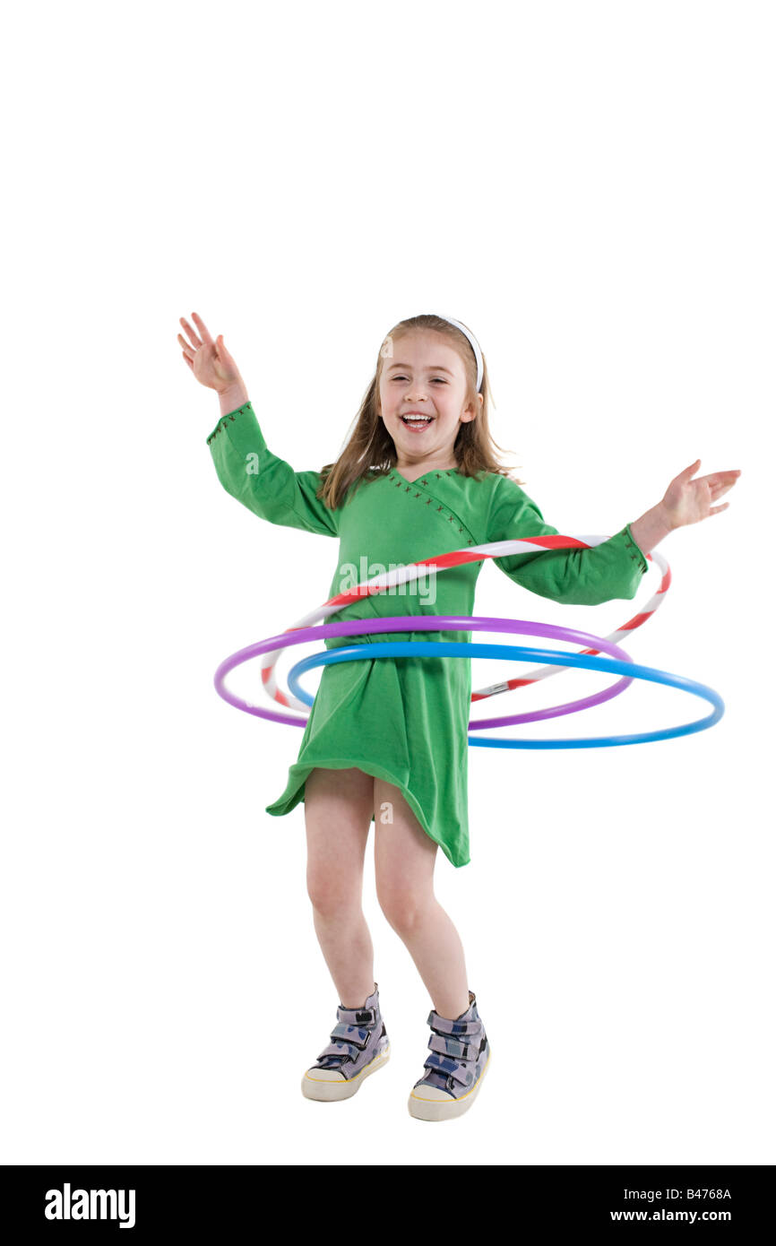 Girl With A Hoop High Resolution Stock Photography and Images - Alamy
