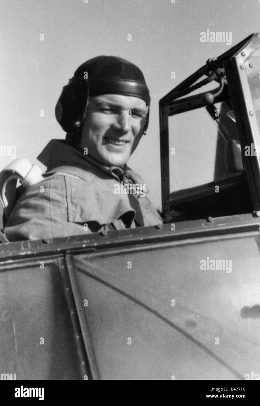 events, Second World War / WWII, aerial warfare, persons, a Luftwaffe ...