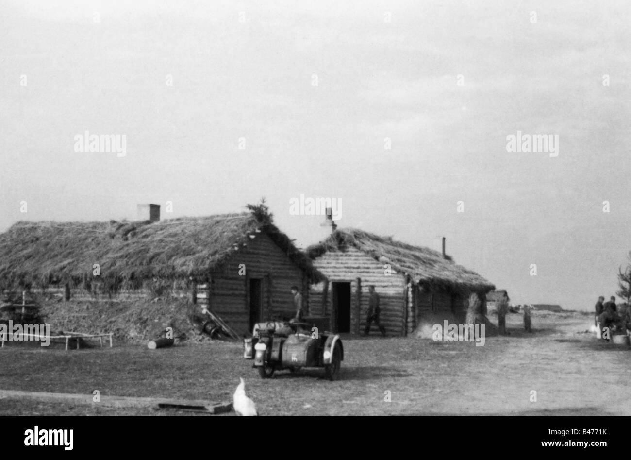 events, Second World War / WWII, Russia, behind the front, two Stock ...