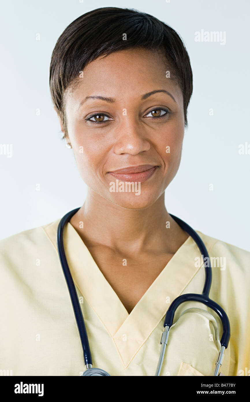 Portrait of a nurse Stock Photo - Alamy