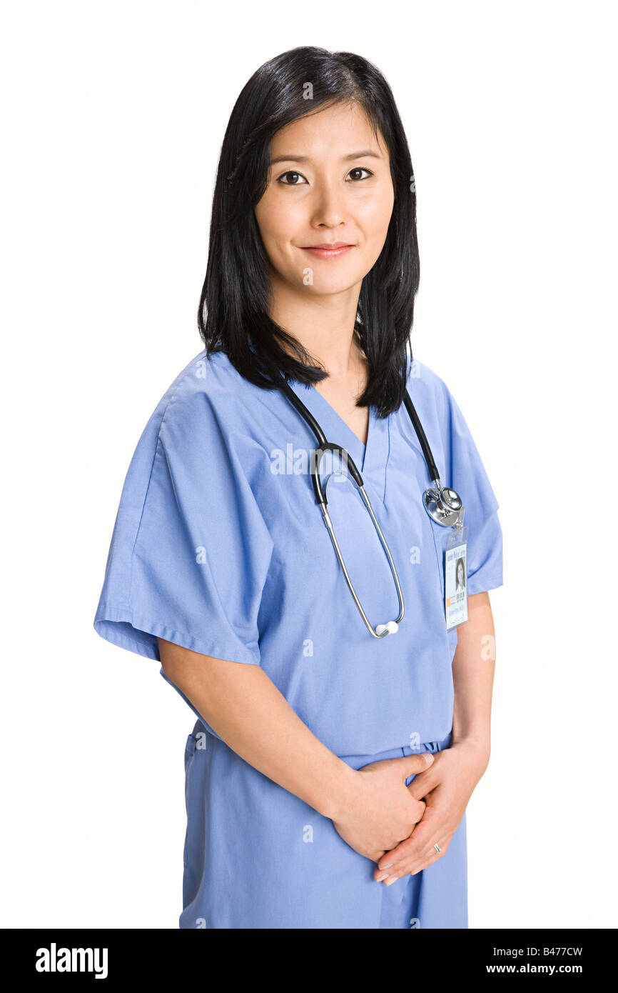 Portrait of a nurse Stock Photo - Alamy