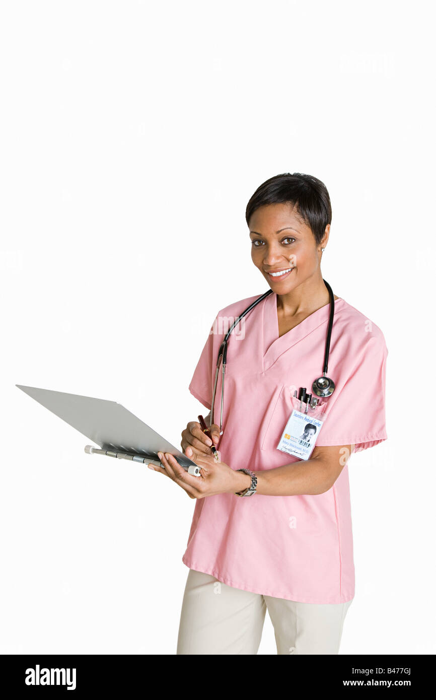 Portrait of a nurse Stock Photo - Alamy