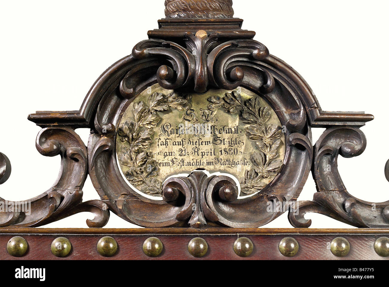 Three councillor's chairs, Bremen, last quarter of the 19th century ...