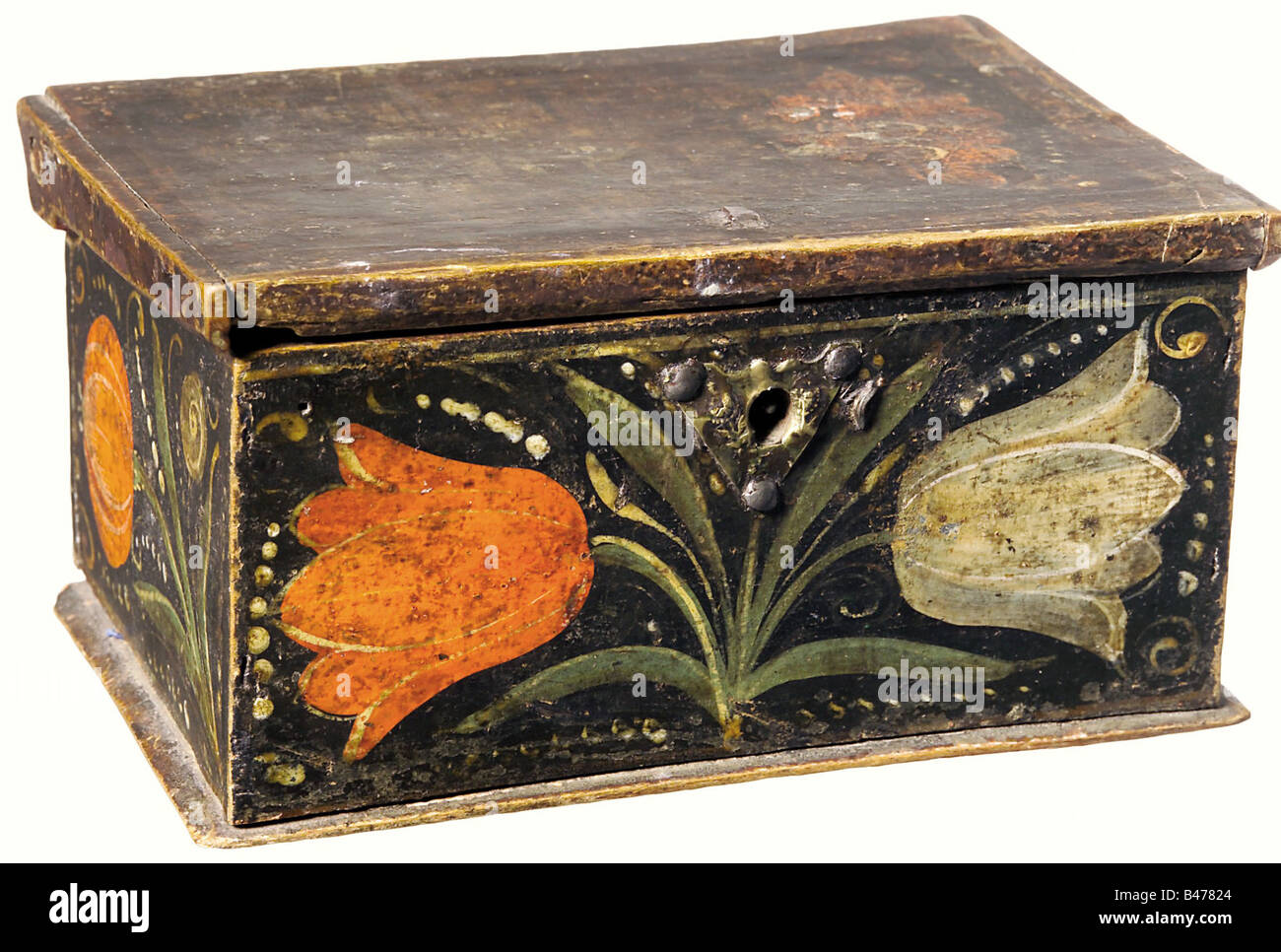 A Southwest-German bismuth casket, circa 1600. The pasted beech body ...
