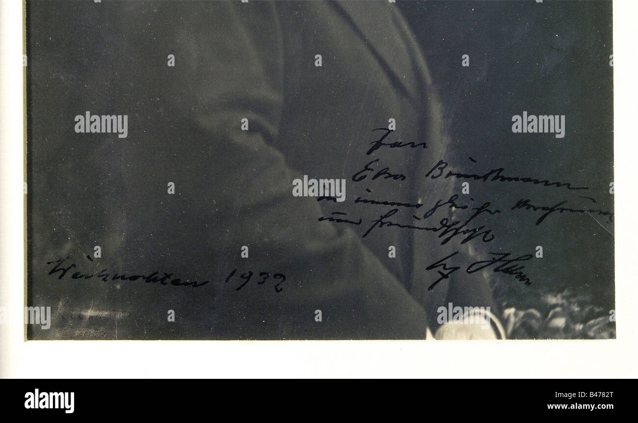 Adolf Hitler Silver Presentation Frame High Resolution Stock ...