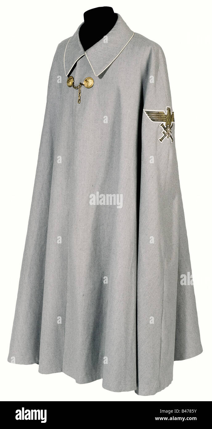 Hermann Göring - a Reichsmarschall's uniform cloak., Light grey Stock ...