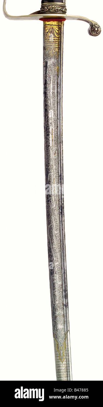 The blade with etched damascus pattern hi-res stock photography and ...