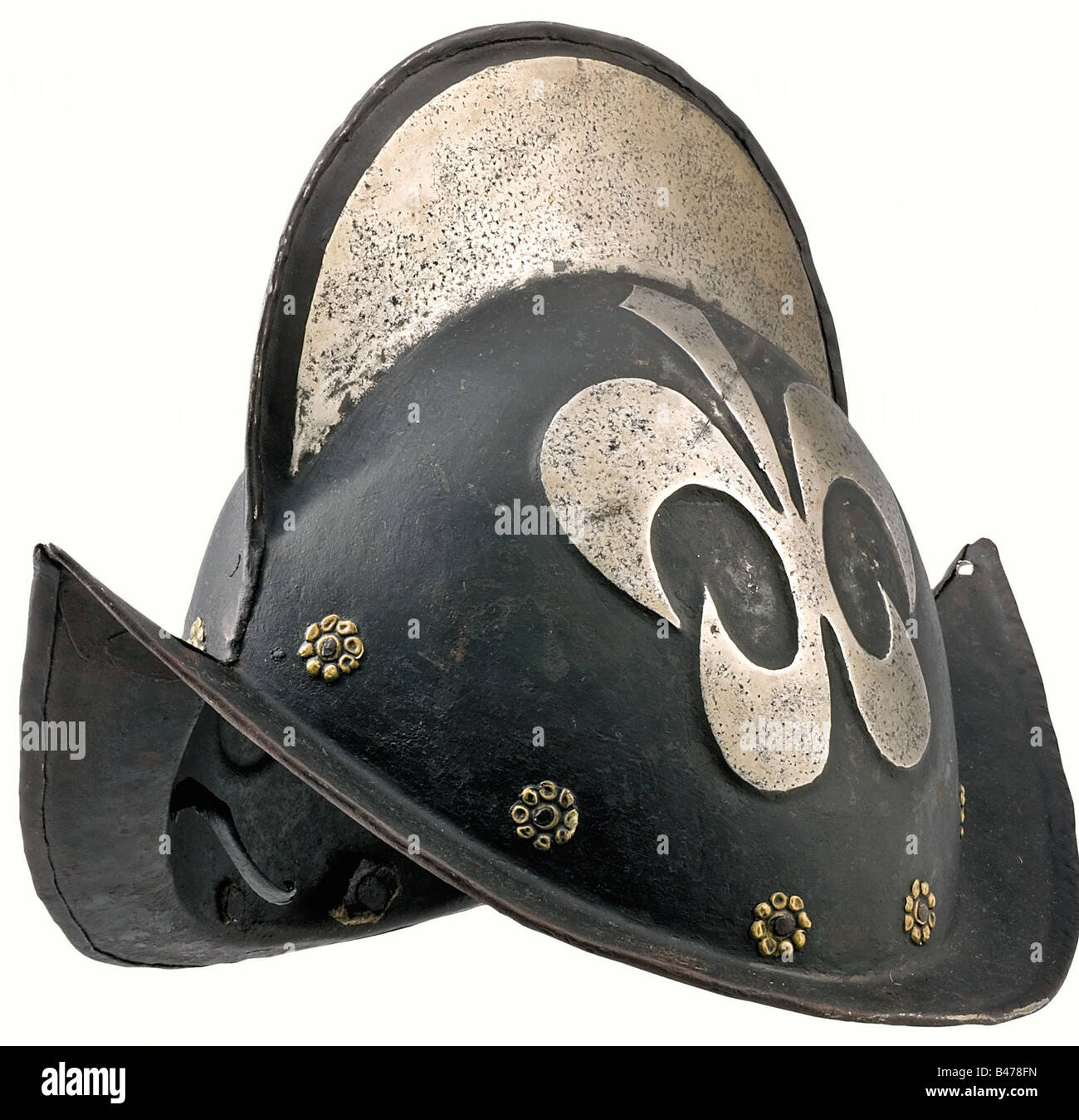 A morion, Southern German, circa 1600. A two-piece forged skull with a ...
