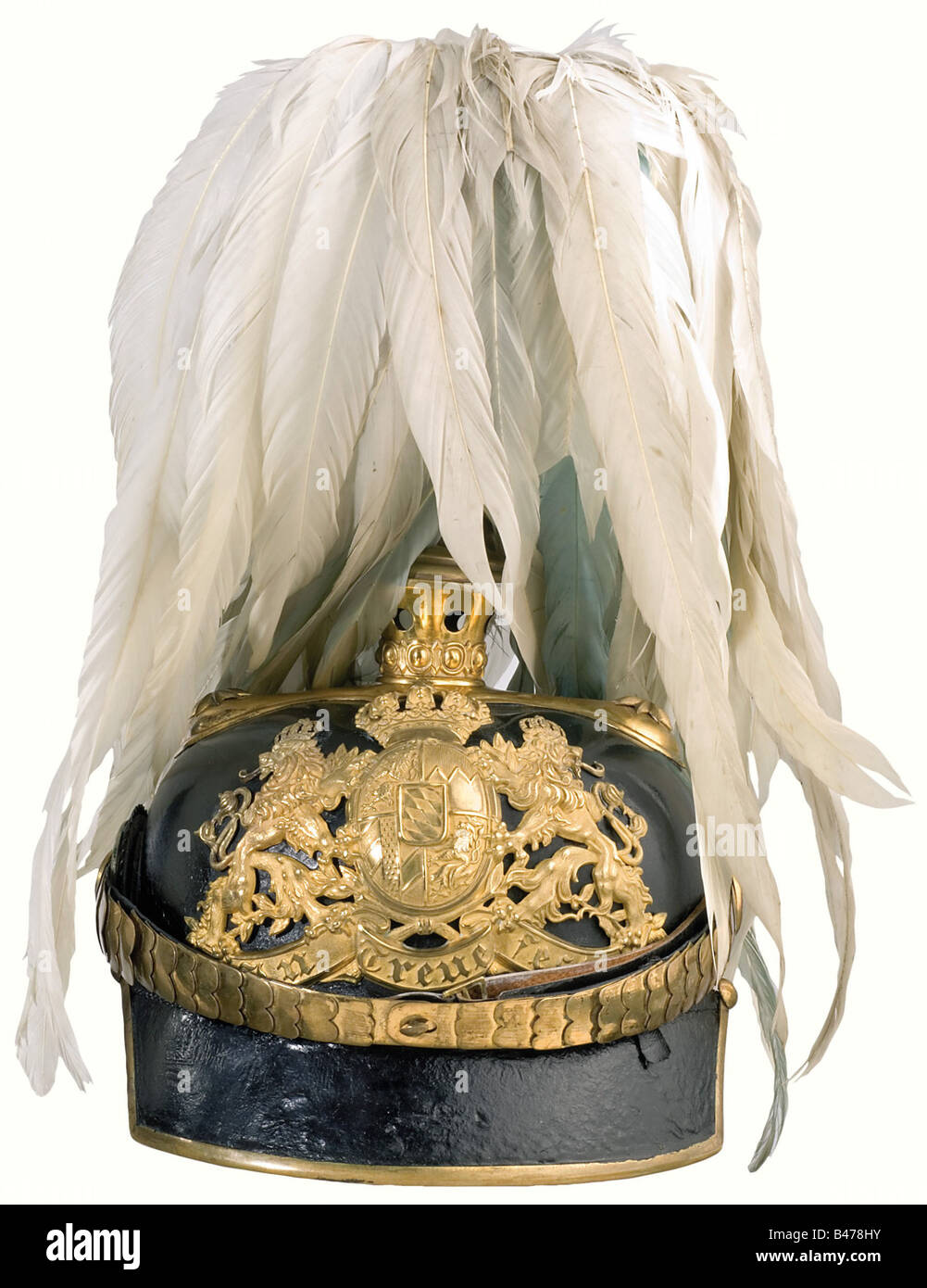 Prince Alfonse - his model 1886 helmet as proprietor of the 8th ...