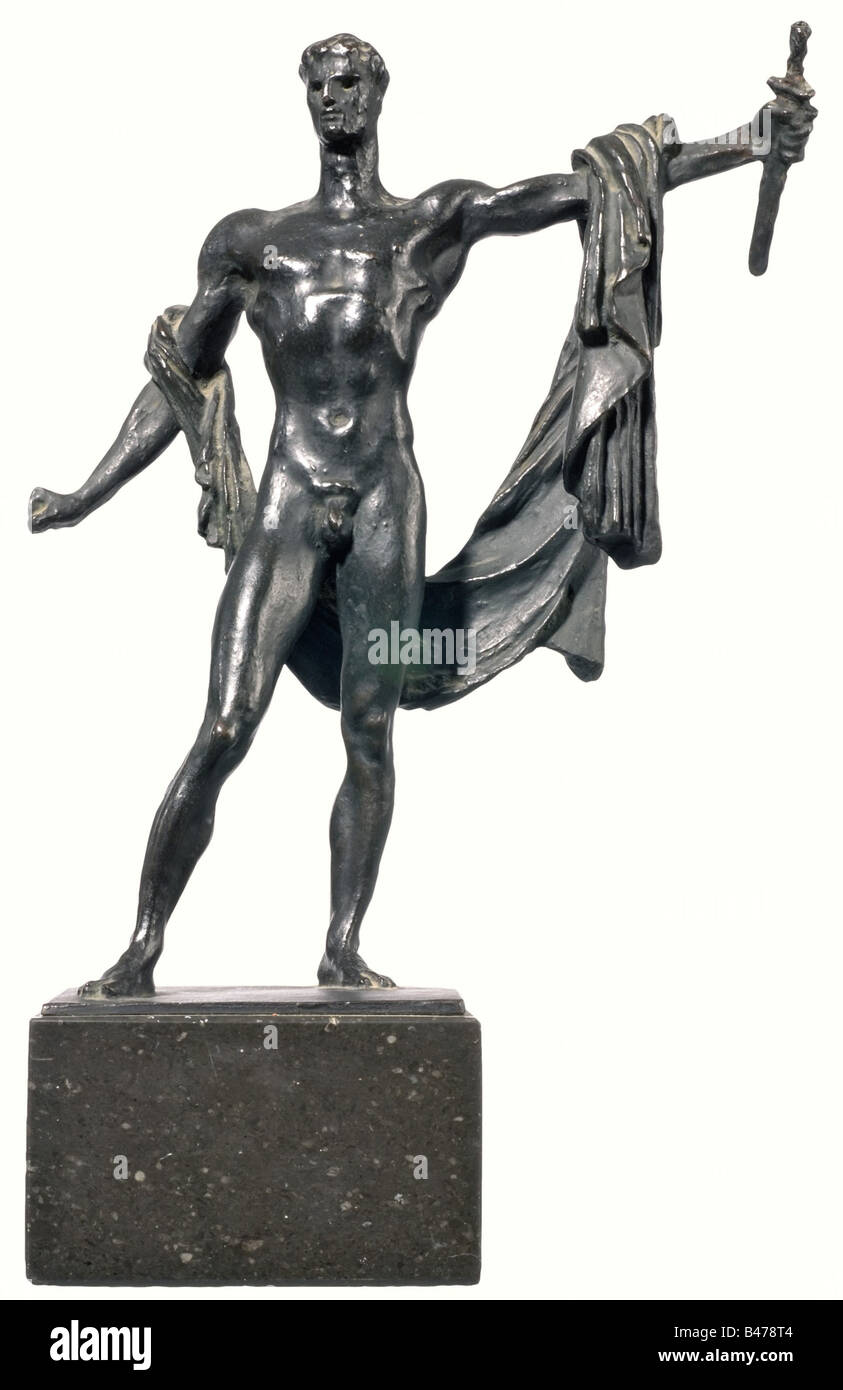 Arno Breker - "Wehrmacht"., A bronze scuplture, study for the ...