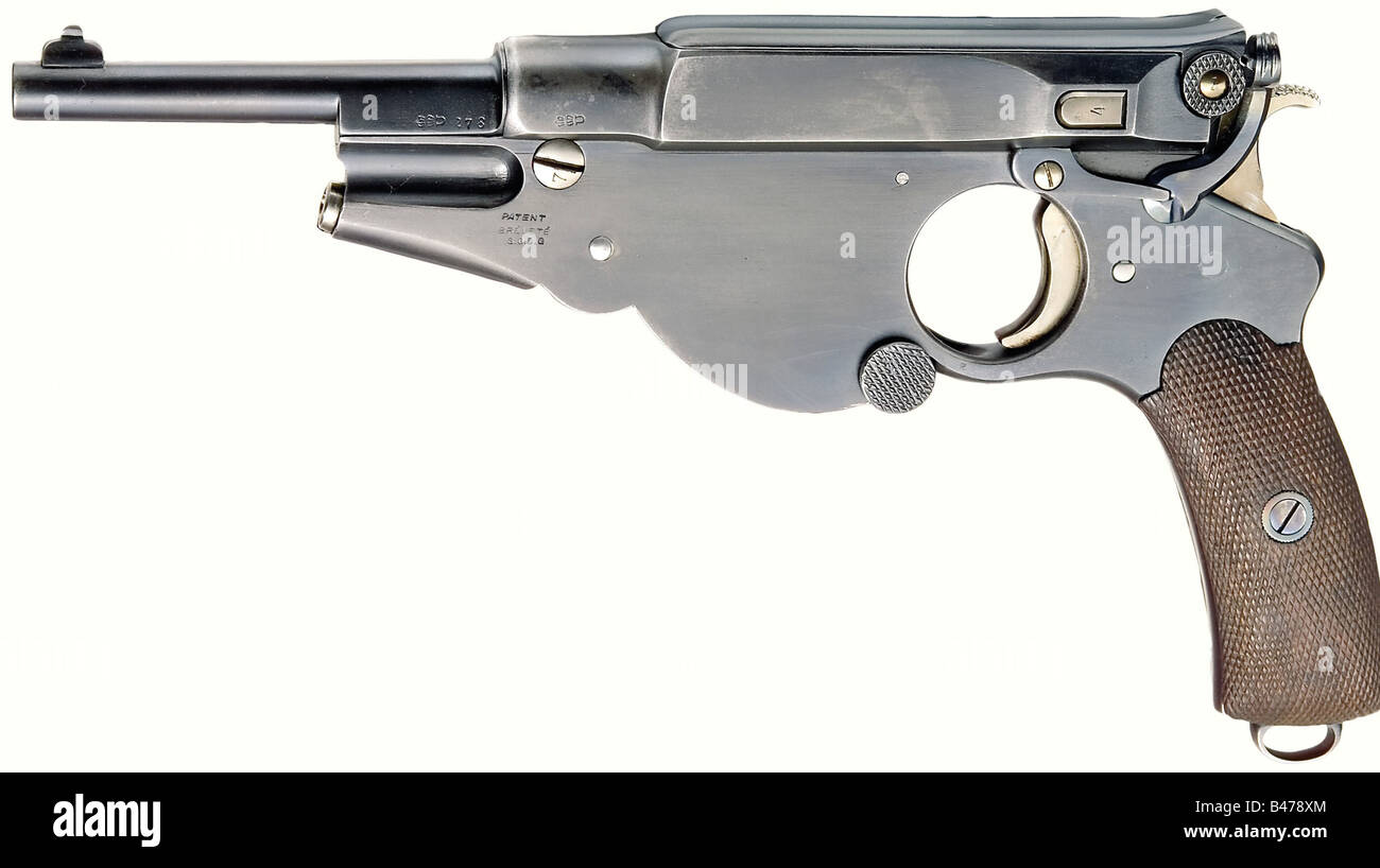 Bergmann model 1896, no. 3, cal. 6.5 mm Bergmann, no. 270. Bright bore ...