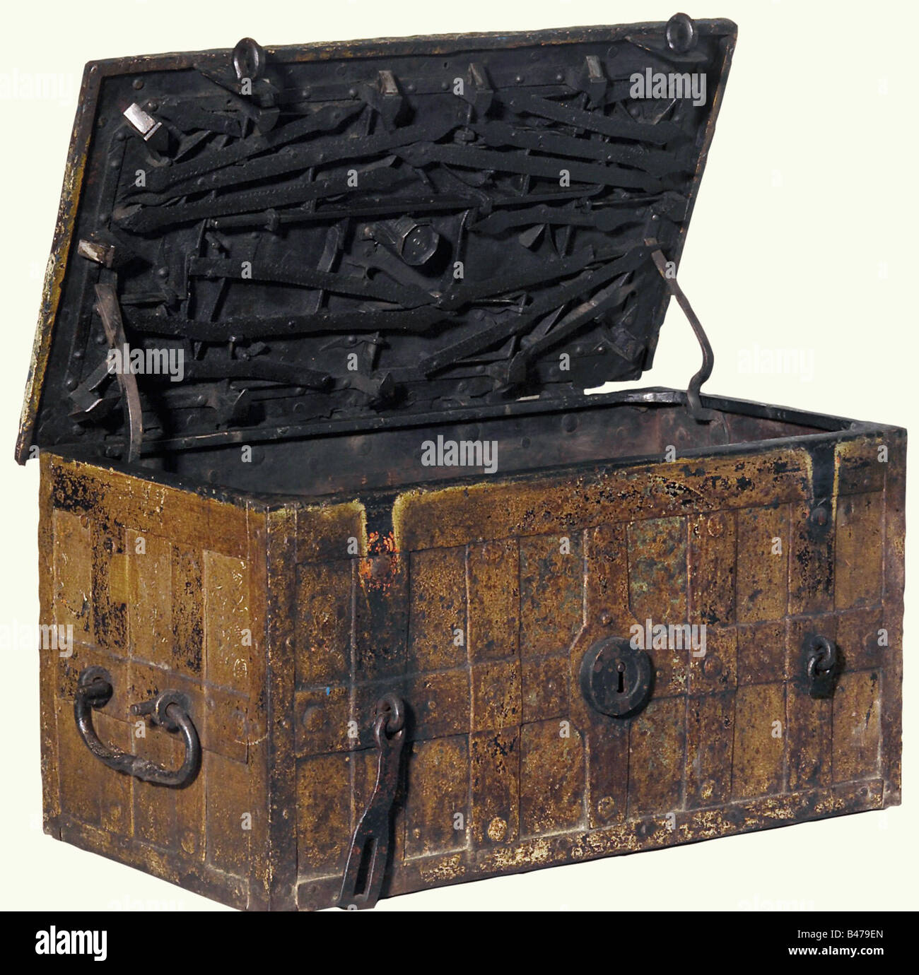 A german iron strongbox hi-res stock photography and images - Alamy