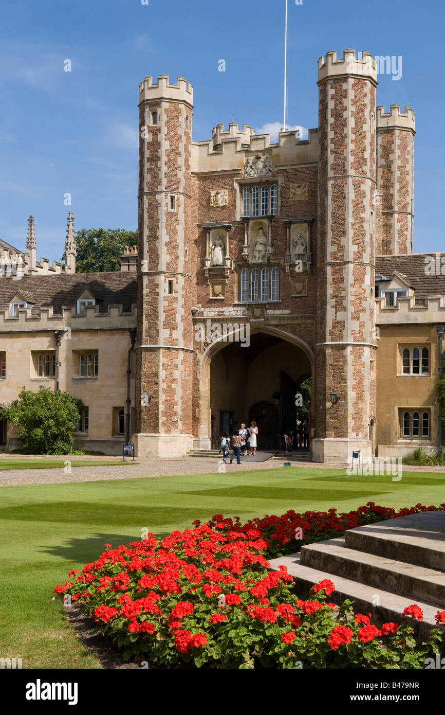 Great Gate Trinity College Cambridge Cambs GB UK Stock Photo - Alamy