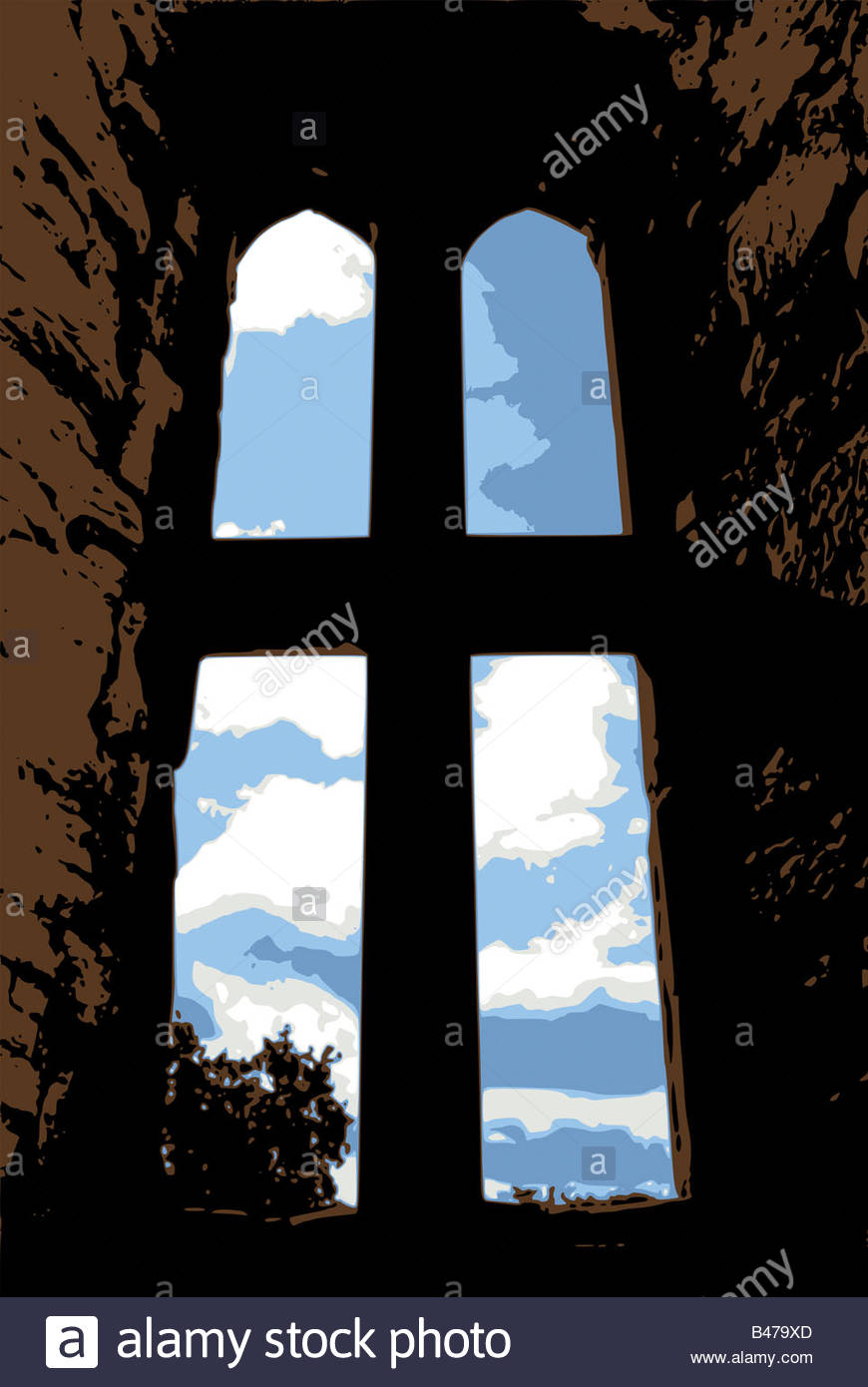 Medieval Mullioned Window High Resolution Stock Photography and Images ...