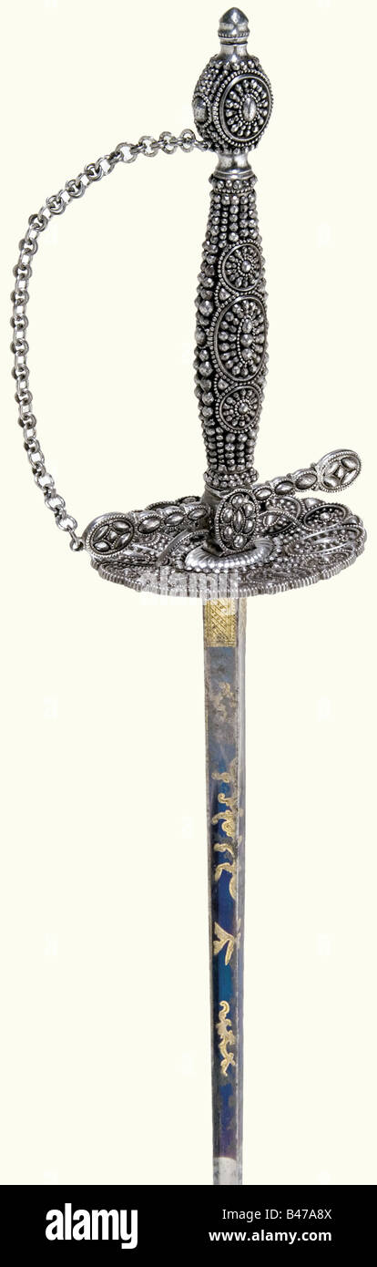 A court sword, England, end of the 18th century A slender, hollow ...