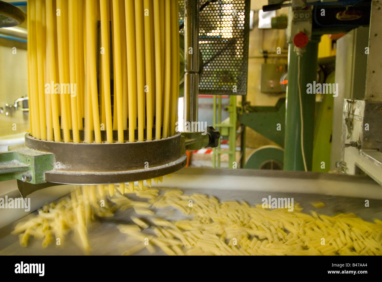Factory pasta spinning Stock Photo - Alamy