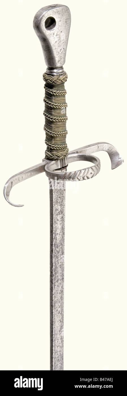 A boar hunter's sword, German, assembled from old pieces A very slender ...