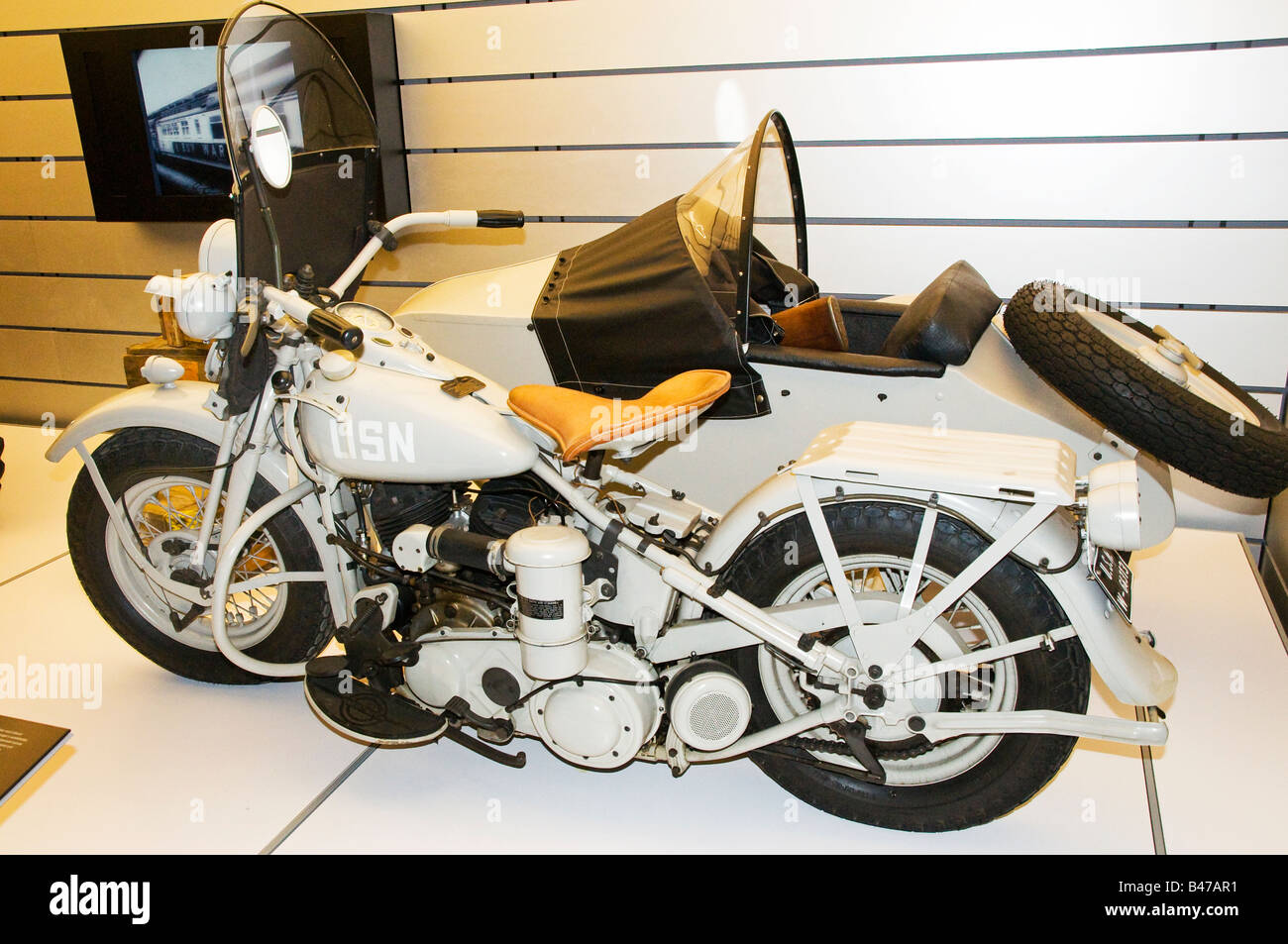 U.S. Navy Shore Patrol Harley Davidson Motorcycle Stock Photo - Alamy