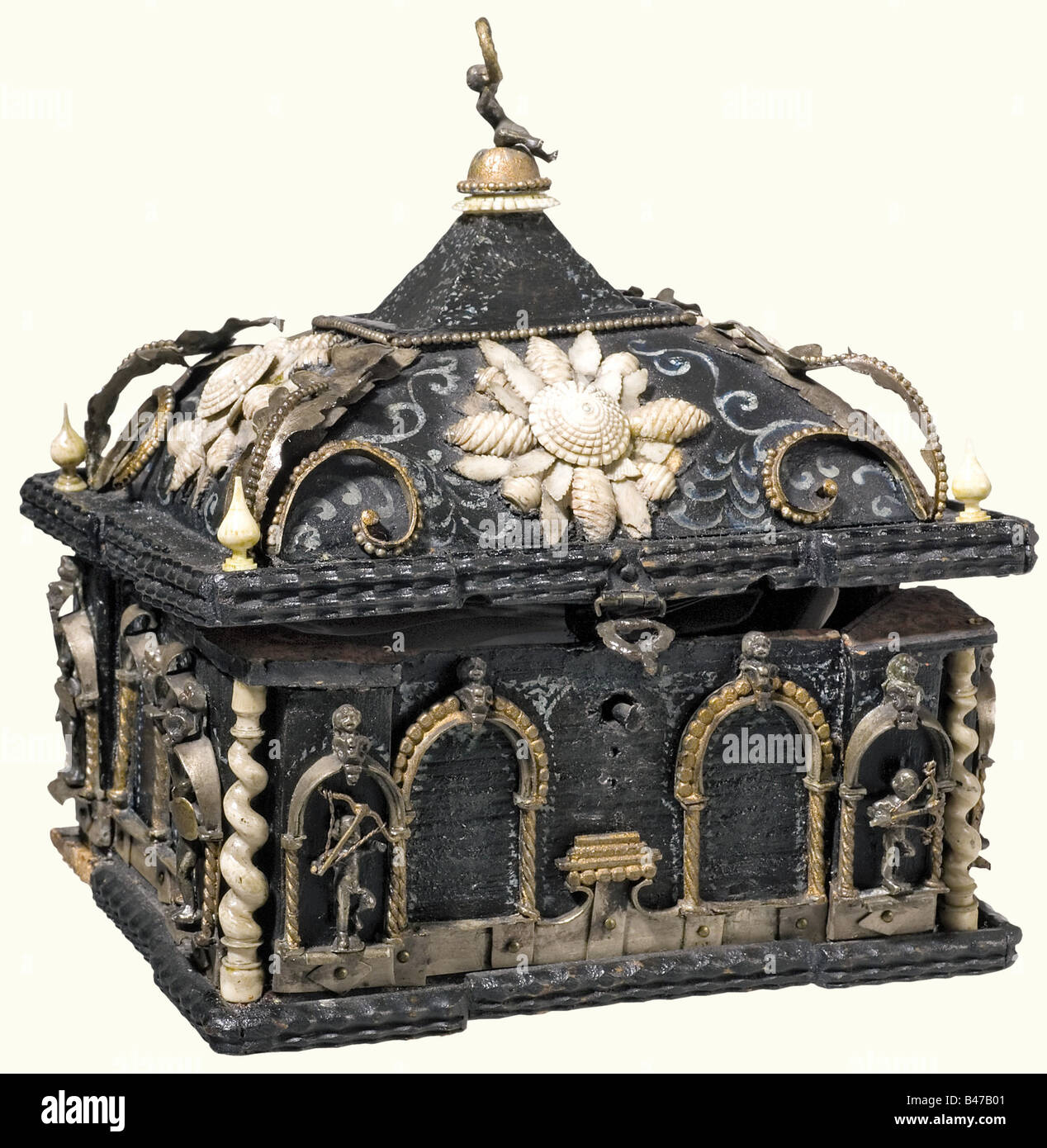 A splendid casket, German or Italian, 2nd half of the 17th century ...
