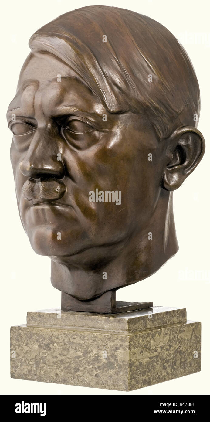 Hermann Joachim Pagels, A bronze bust of Adolf Hitler From the office ...
