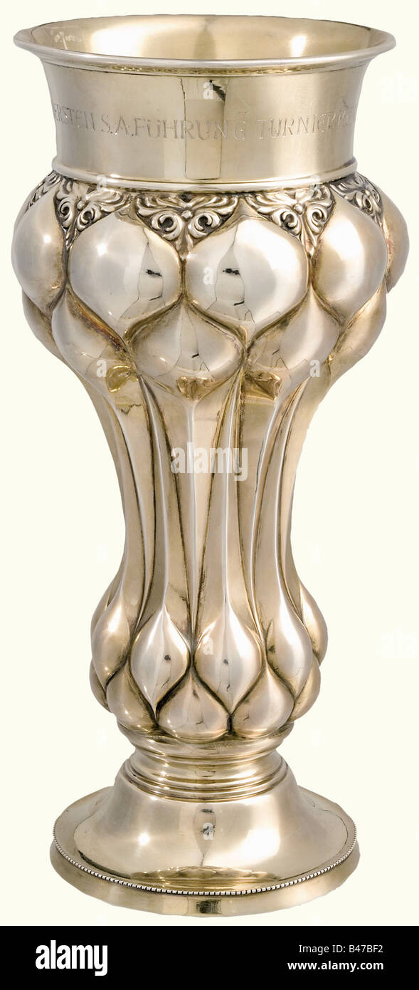 Engraved silver trophy cup hi-res stock photography and images - Alamy