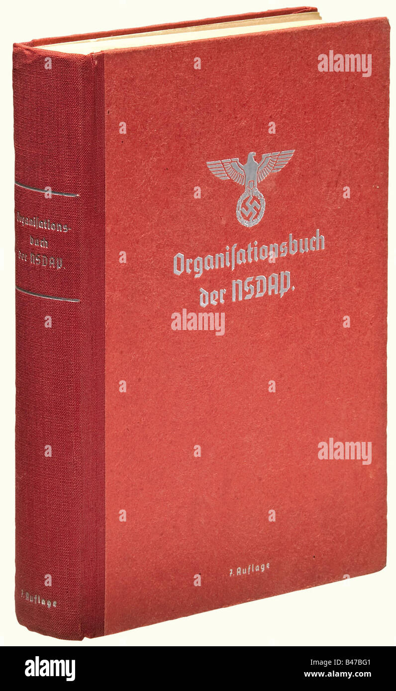 The NSDAP Organisation Book, all seven editions, 1936 to 1943 Publisher ...