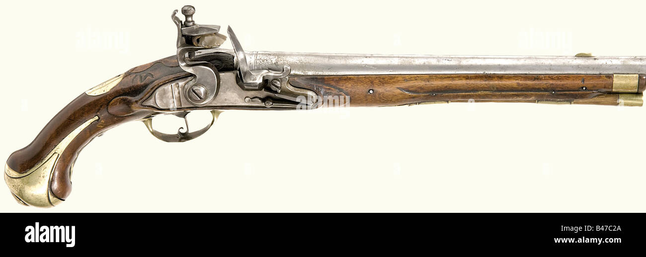 A model 1742 pistol, the private property of an officer. Round barrel ...