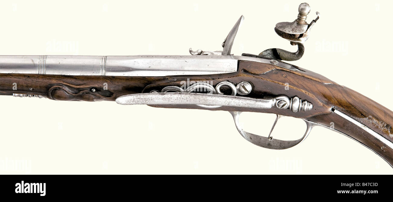 A flintlock pistol, Giovanni Battista Guerino, Val Trompia, circa 1680 ...