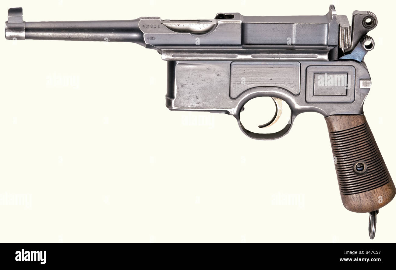 A Mauser Bolo "Late 6-shot Small Hammer", fixed sight, without groove ...