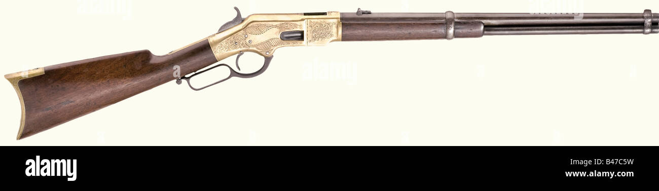 A Winchester 2nd model 1866, "Saddle Carbine", cal..44 Henry, no. 24090 ...