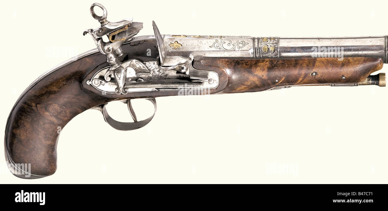 A miquelet flintlock pistol, Ignazio Maria Ybarzabal, Eibar, circa 1780 ...