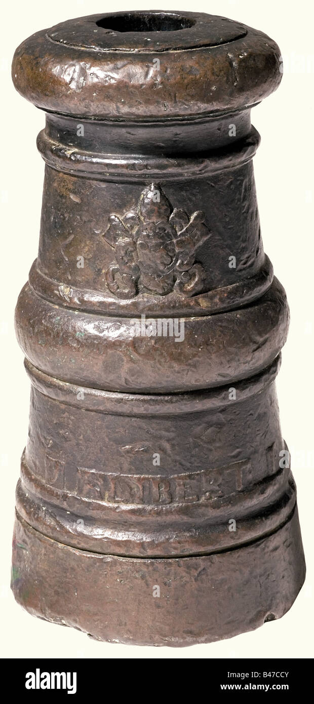 A saluting gun, Vatican, middle of the 18th century. Heavy, bronze ...