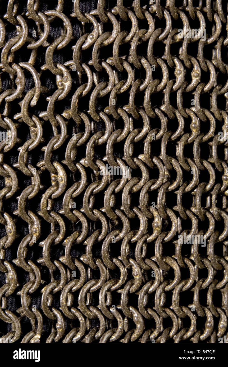 A heavy hauberk, European, 15th/16th centuries. Heavy mail with ...