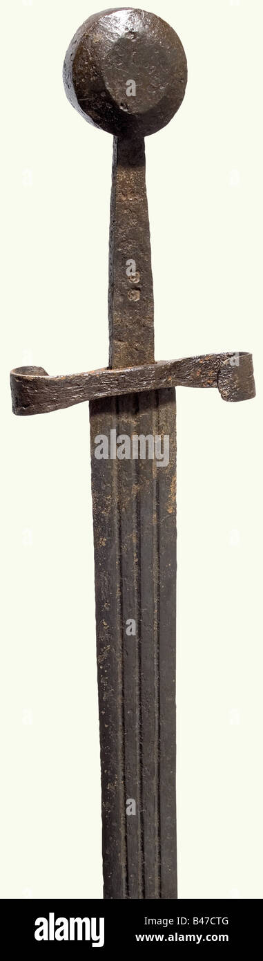 An Hungarian knightly sword, 2nd half of the 15th century. Double-edged ...