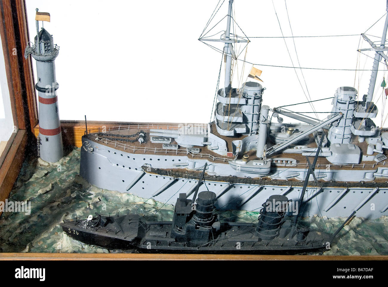 Small "Flotilla", a diorama from the period before the First World War ...