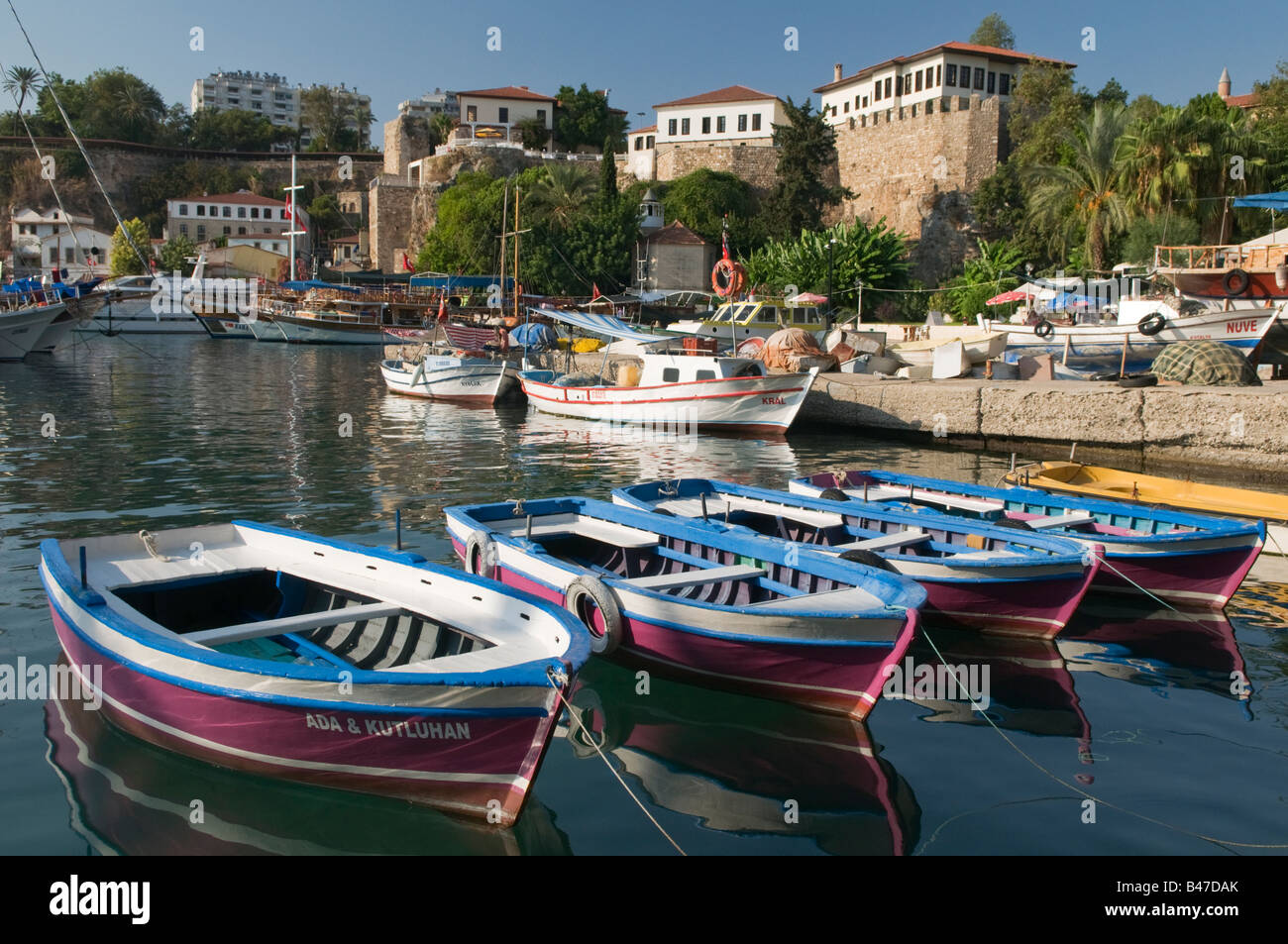 Roman Harbour Antalya Turkey Stock Photo - Alamy
