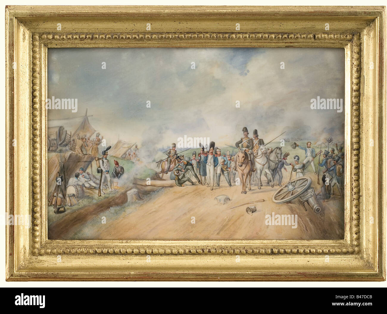 "Scene from the Battle of Paris (Montmartre) on 30th March 1814", A ...